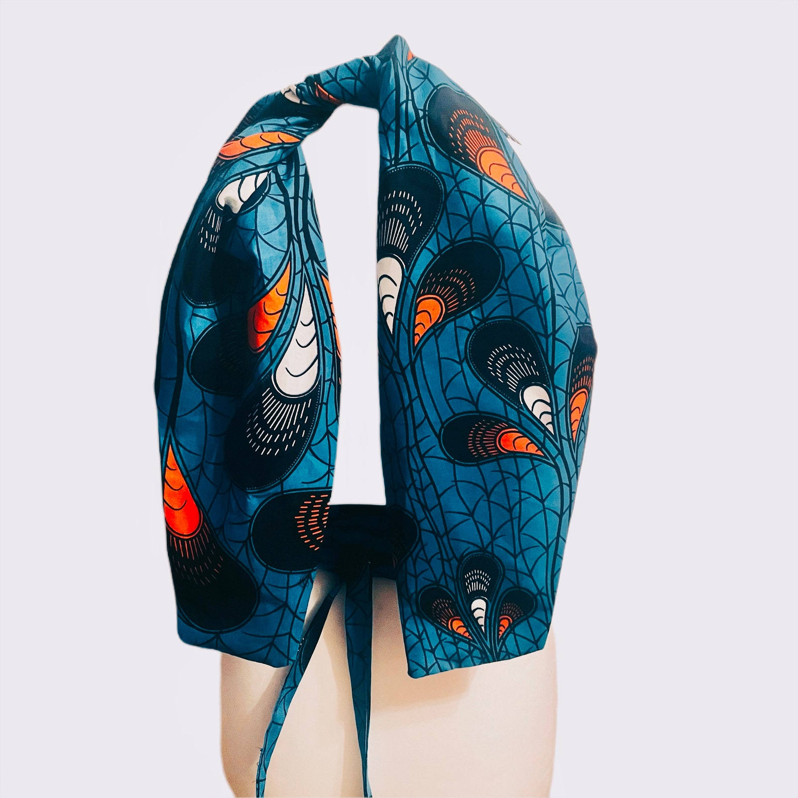 African Print Infinity Top, Kente Print, Infinity Blouse, Ankara ...