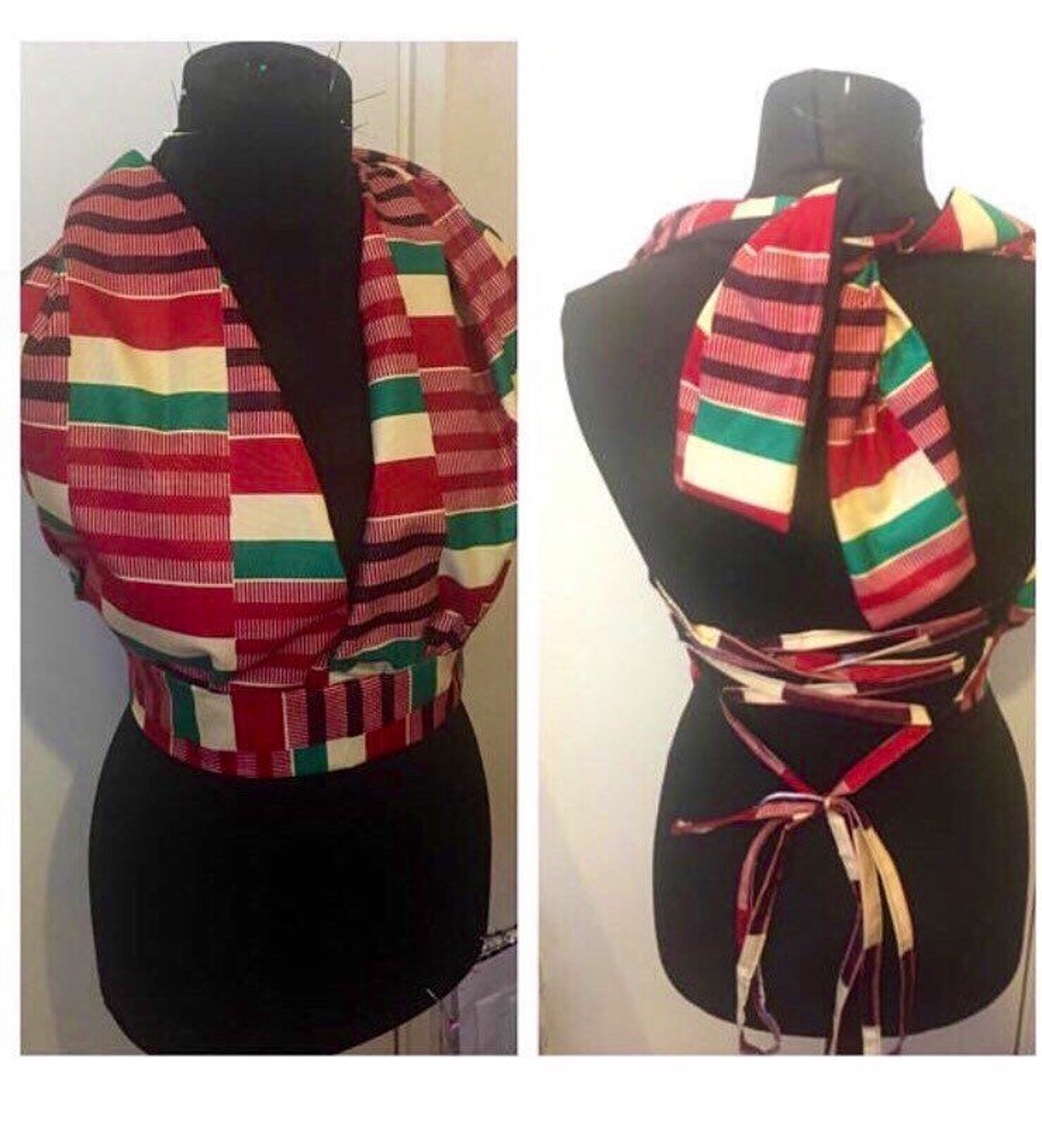 African Print Infinity Top, Kente Print, Infinity Blouse, Ankara ...