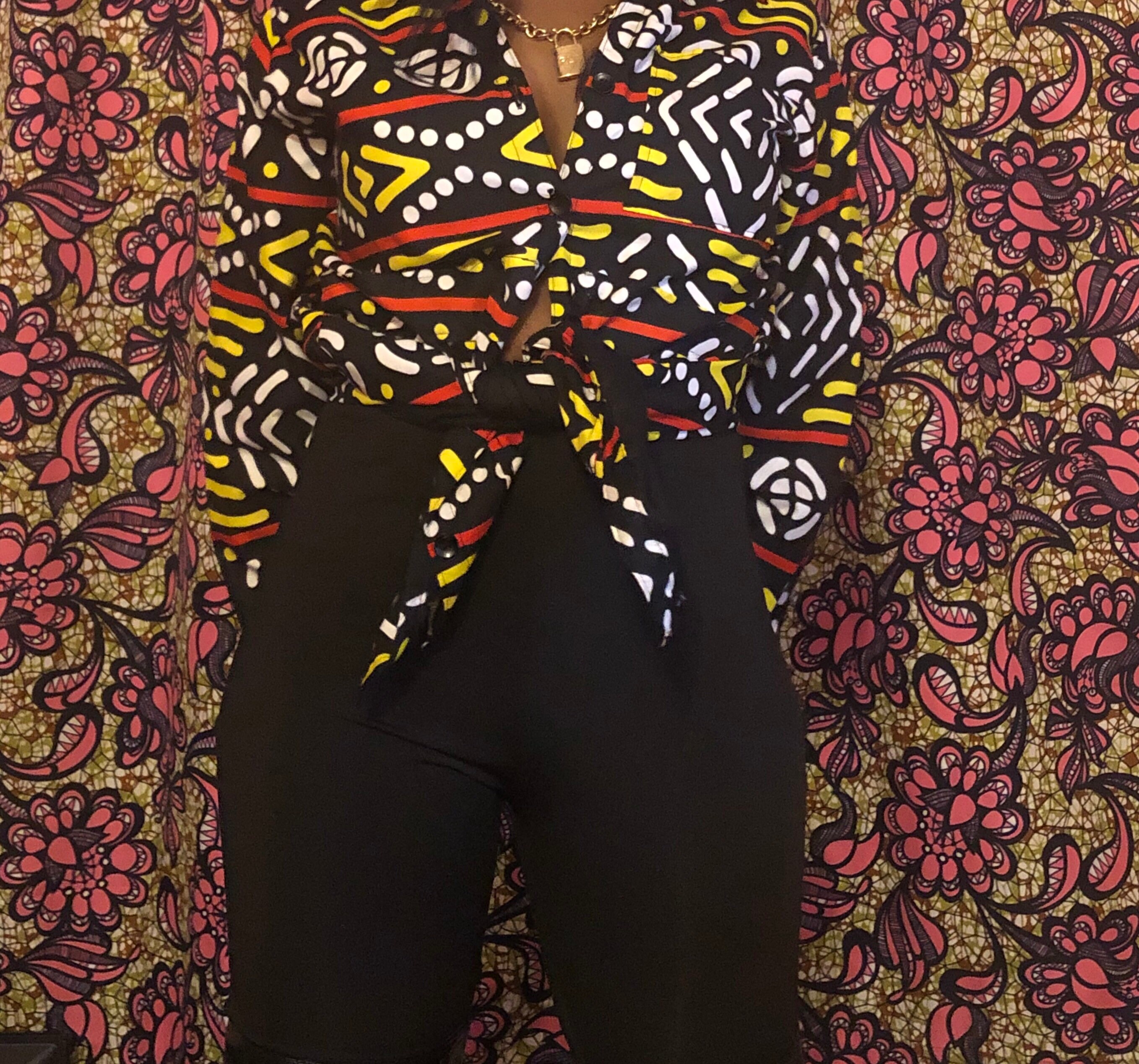 Slightly Oversized African Print T-shirt Dress, Handmade African Print ...