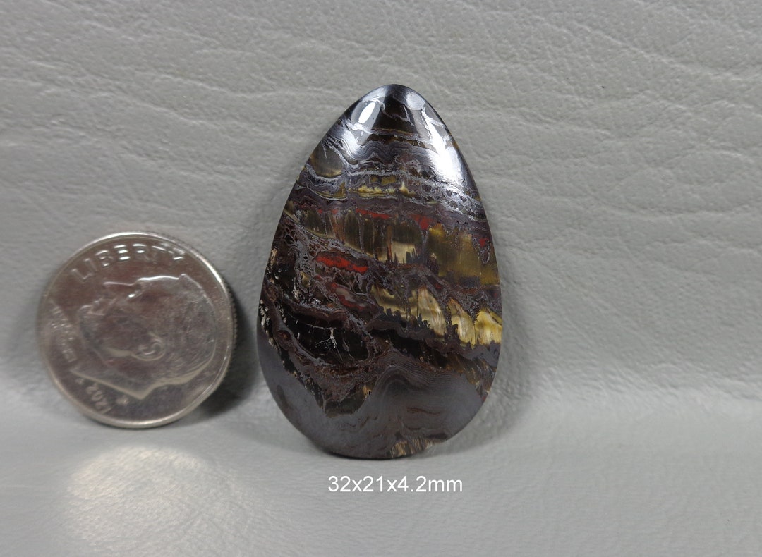 Australian Tiger Iron Cabochon - Etsy