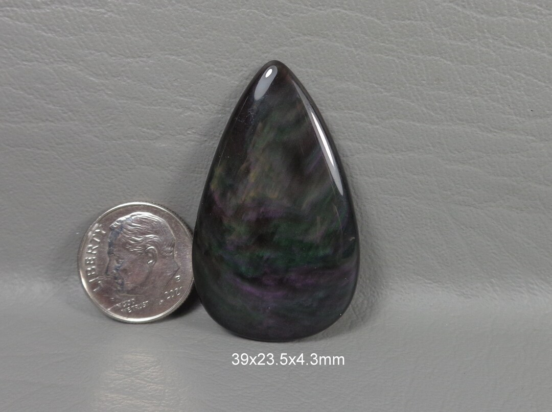Mexican Velvet Obsidian Cabochon - Etsy