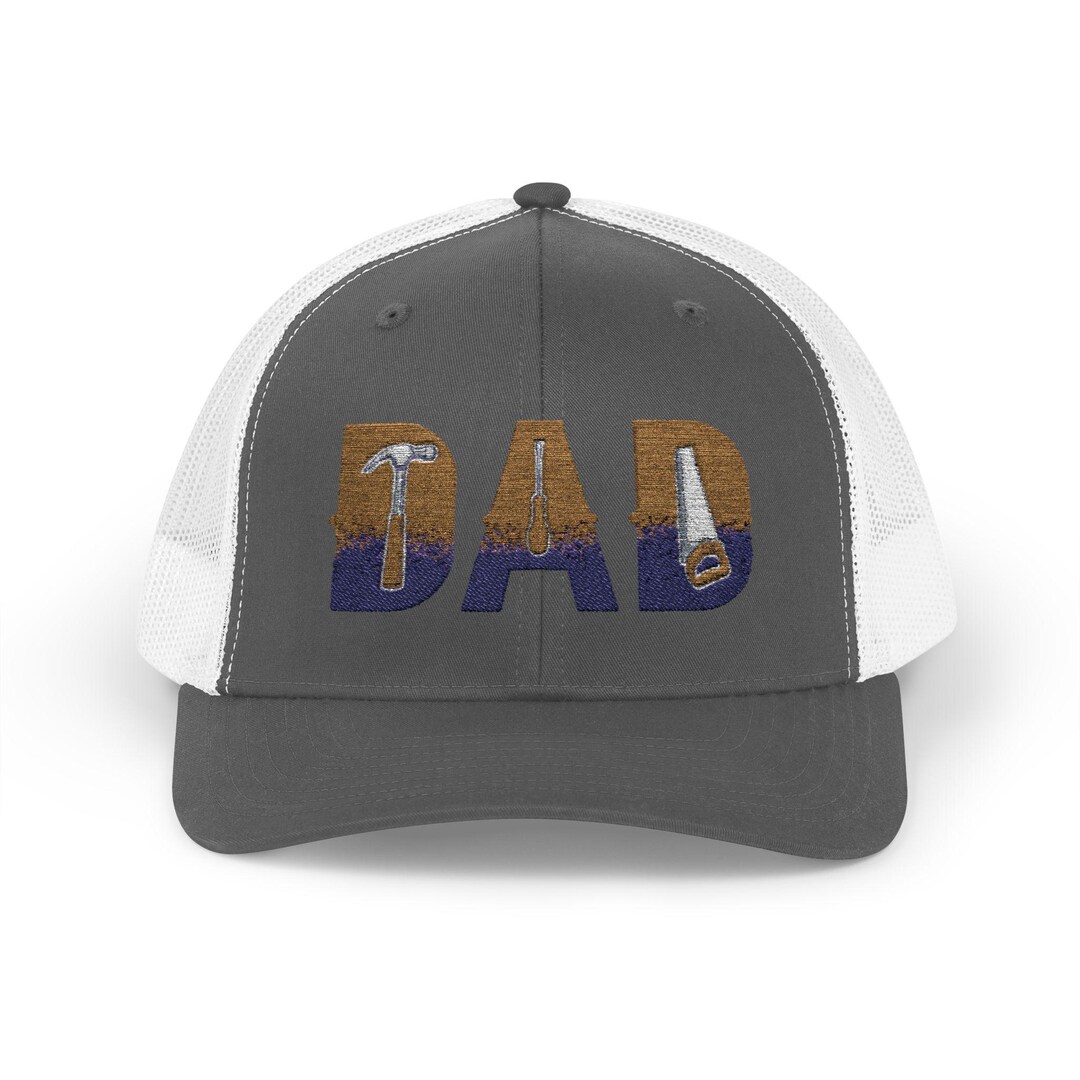 Dad Snapback Trucker Cap for Father's Day With Tools, Gift for Dad ...
