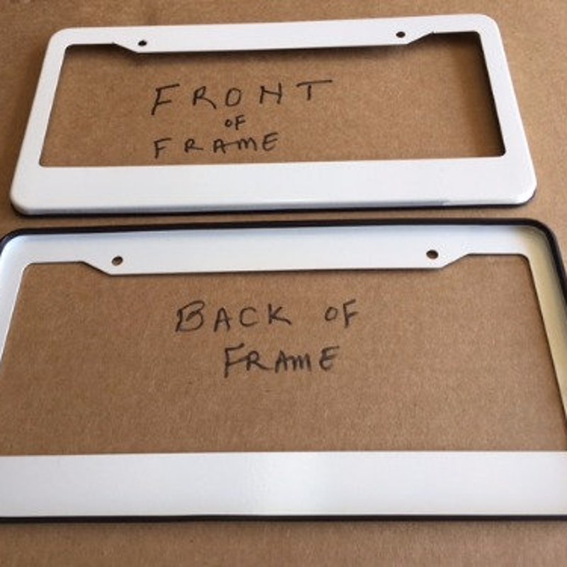 License Plate Frames - Etsy
