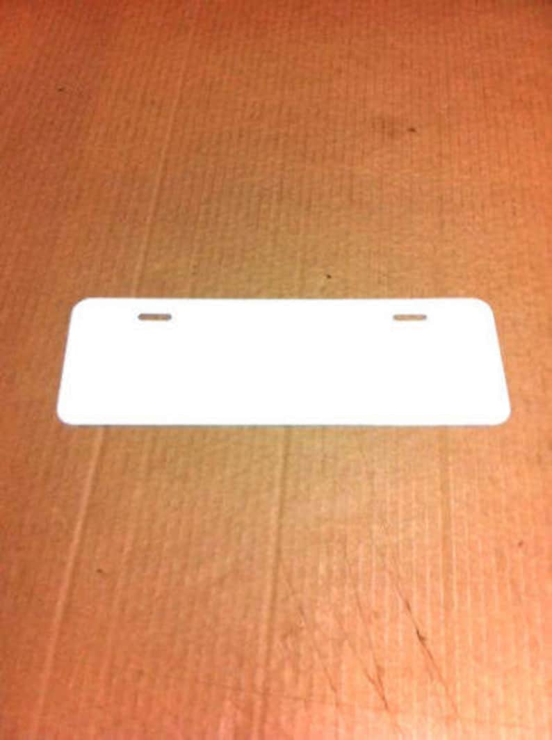 10pcs.040 4"x12"gloss White Aluminum License Plate/car Tag Blanks ...