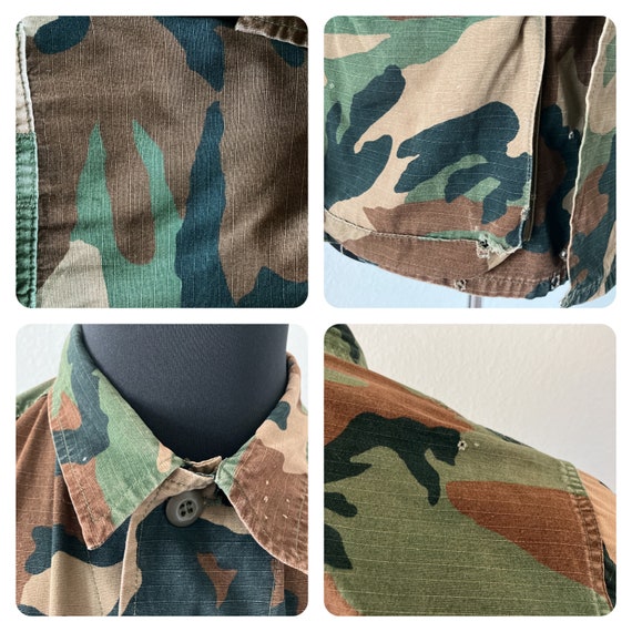 1980s USMC Camo Jacket, Vintage Military Fatigues - Gem