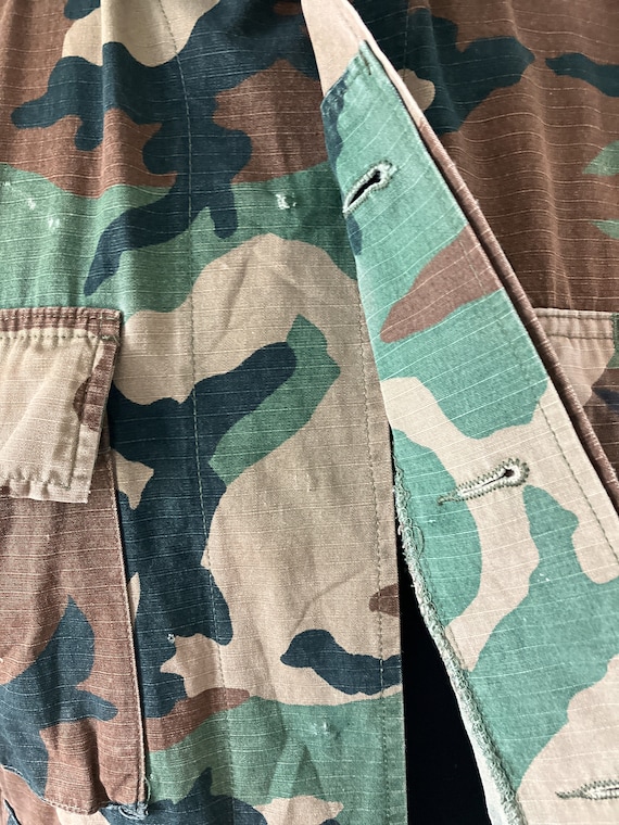 1980s USMC Camo Jacket, Vintage Military Fatigues - Gem