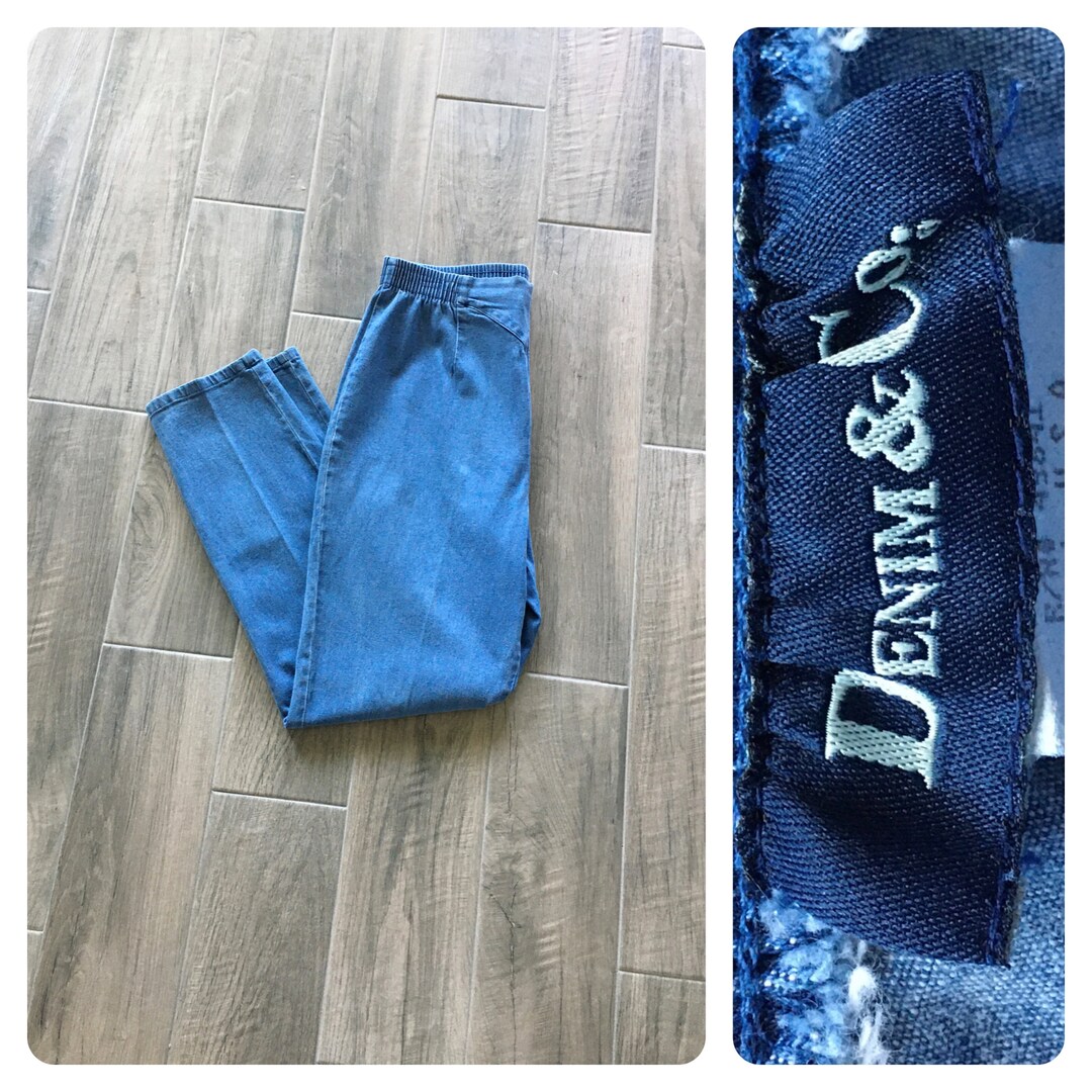 1990s Yoke Waist Denim Vintage Light Wash Denim Jeans - Etsy