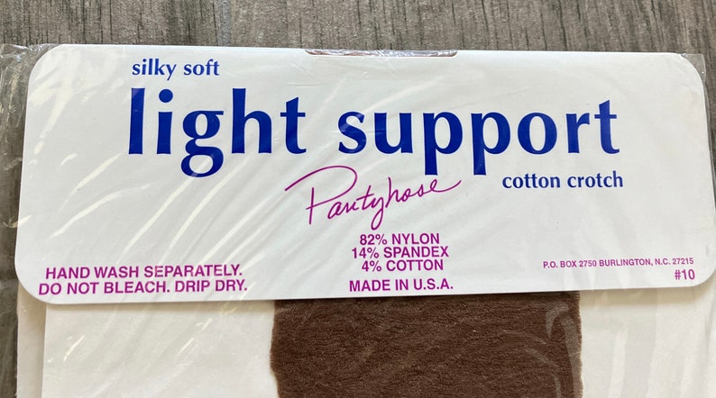 Vintage Panty Hose, 1980s Light Support Stockings - Etsy