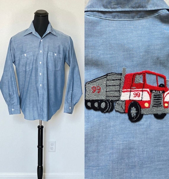 Vintage Mack Truck Denim Shirt - Gem