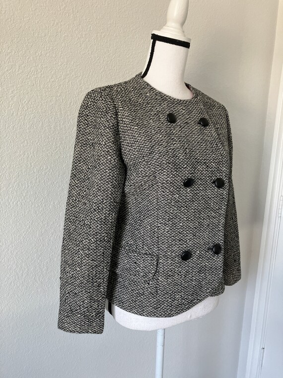 1960s Tweed Blazer, Vintage Wool Jacket - Gem
