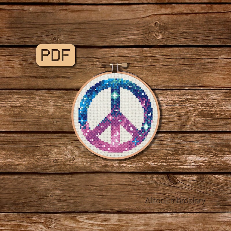 Cross Stitch Sign - Etsy