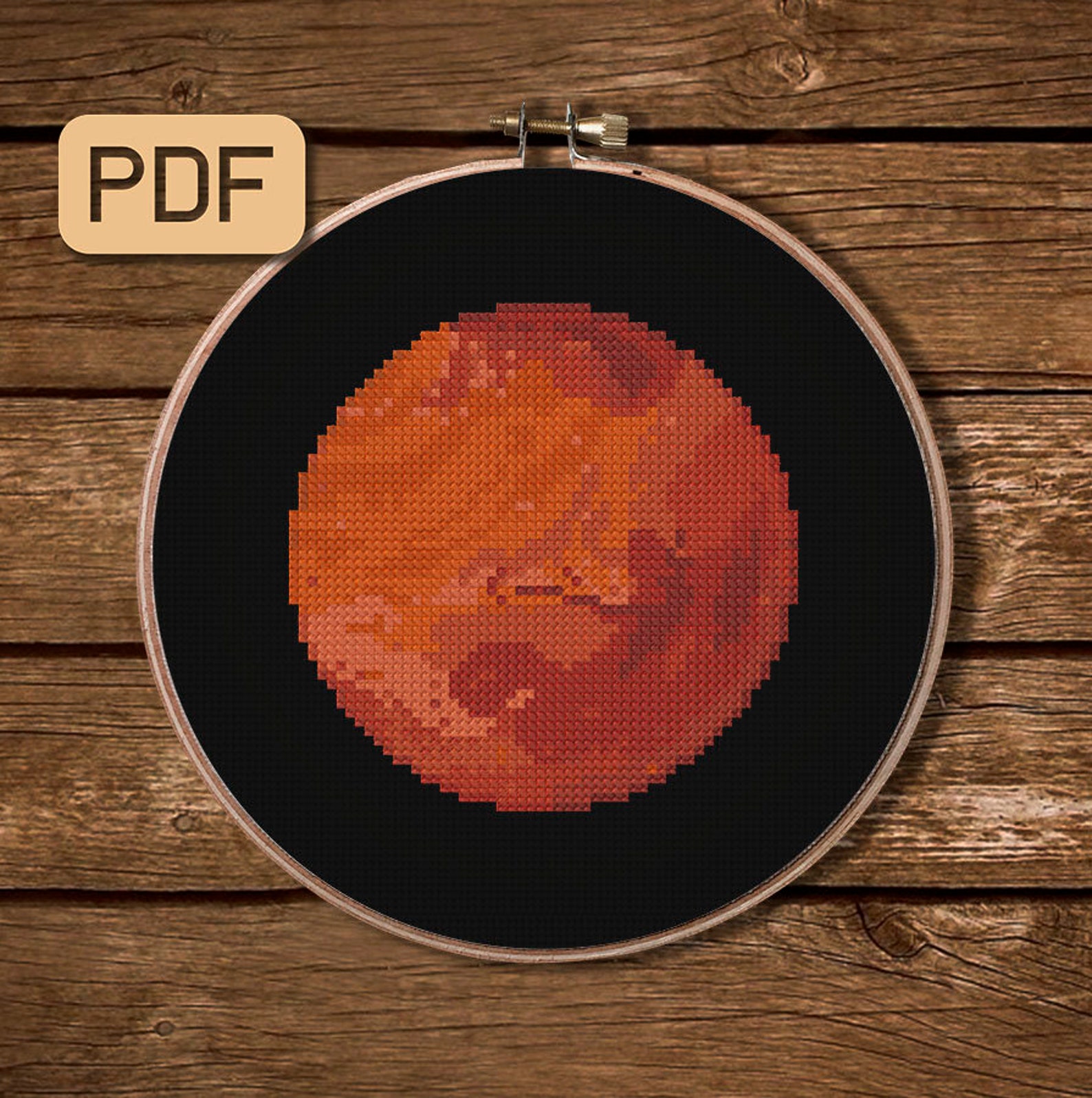 Mars Cross Stitch Pattern Pdf - Etsy