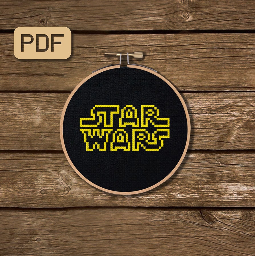 Star Wars Cross Stitch Pattern Geek Cross Stitch Pattern PDF | Etsy