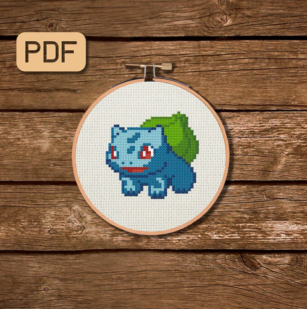 Bulbasaur Cross Stitch Pattern Pdf - Etsy Australia