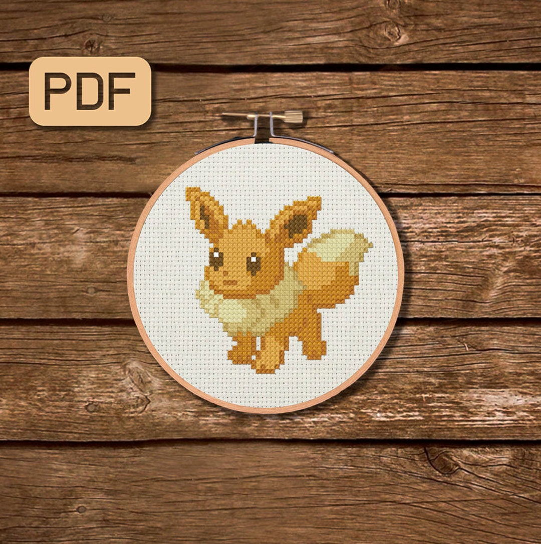Eevee Cross Stitch Pattern Pdf - Etsy