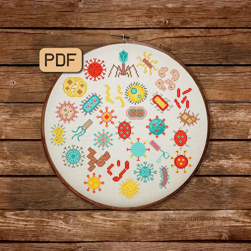 Diseases Cross Stitch - Etsy