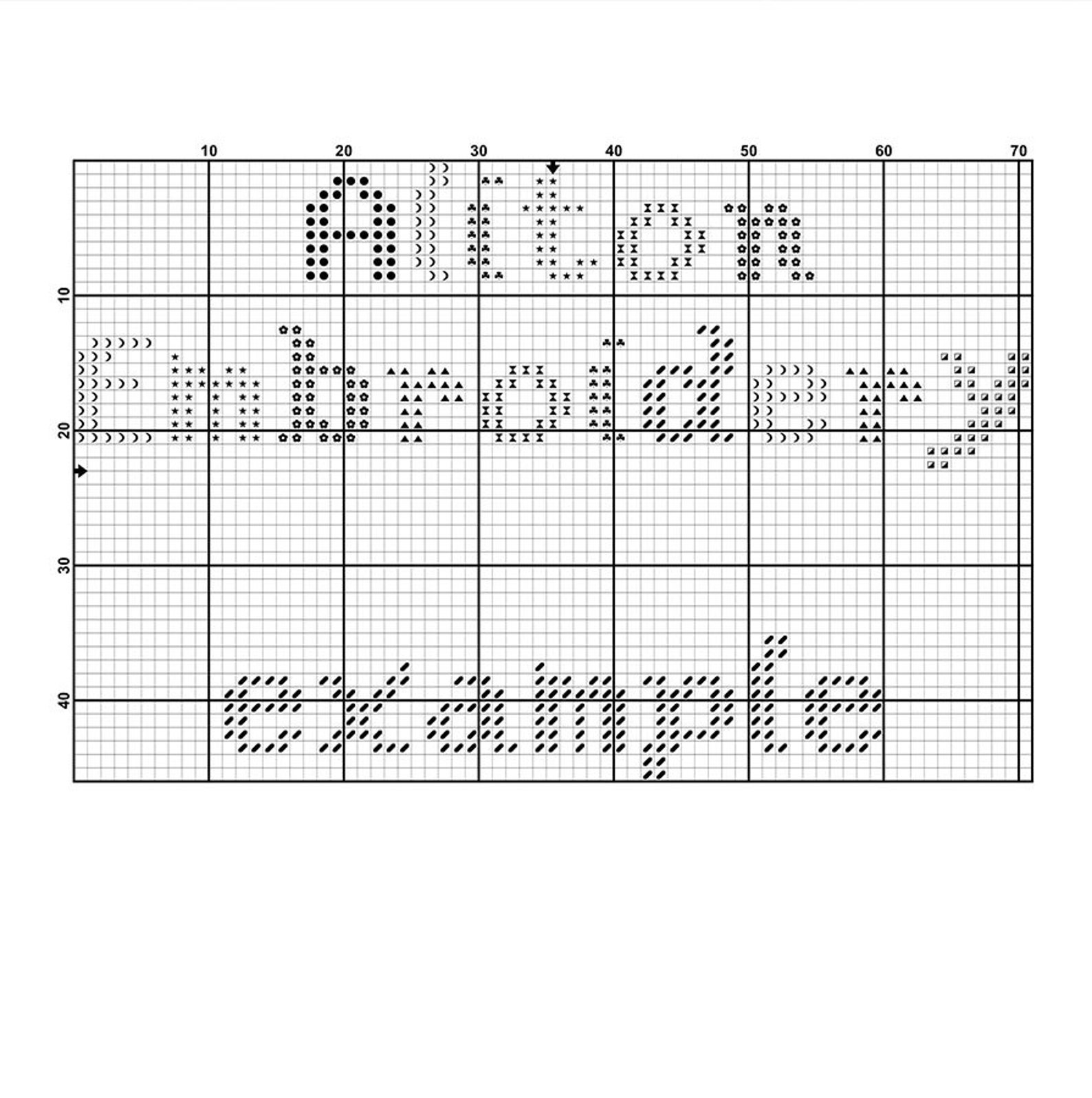 Funny Cross Stitch Pattern, Try Not to Murder Anyone Today Cross Stitch ...