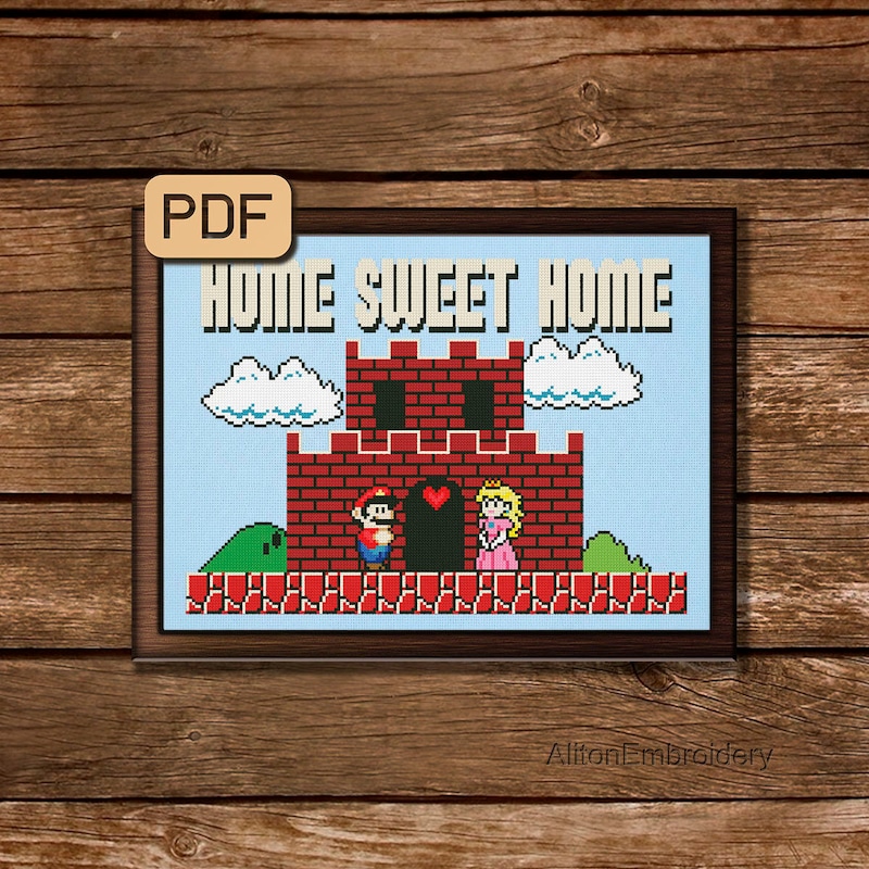 Mario Sweet Home - Etsy