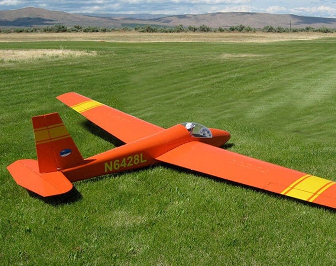 Plans and Patterns for Scratch-build Schweizer SGS 1-26E- 2 Sheets 36 ...