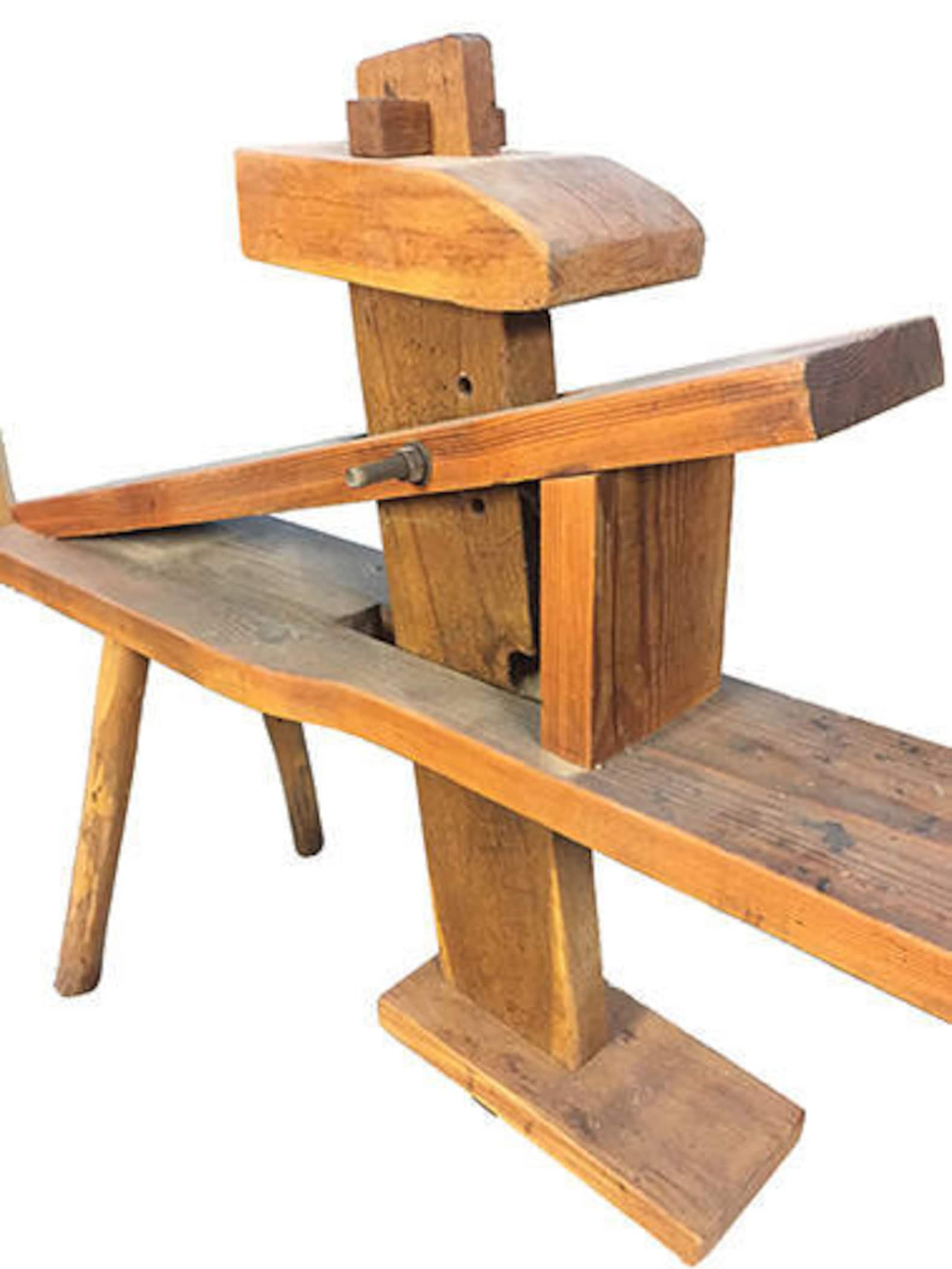 Shave Horse Coopers Bench Dumbhead Horse Rustic Bench Work | Etsy