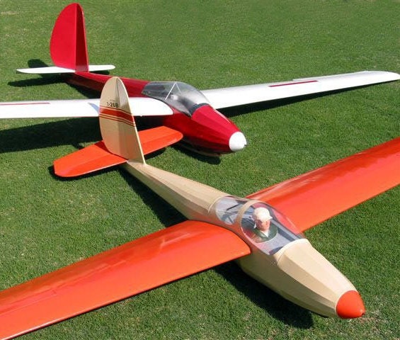 Schweizer SGS 1-26B 3.2m 134 200 Pc. Balsa/plywood Laser Cut Sailplane ...