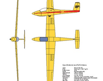 Schweizer SGS 1-26B Sailplane/glider Vintage and Classic - Etsy