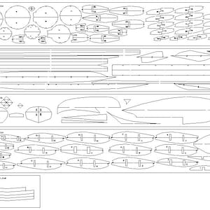 Jasco Thermic 50-X SAM Balsa Tow-line Glider Partial Kit With Parts ...