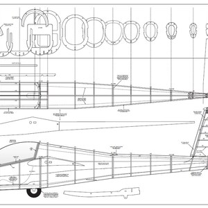 Schweizer SGS 1-36 1:5 Scale 110.875 2.8m Wingspan Plans With Patterns ...