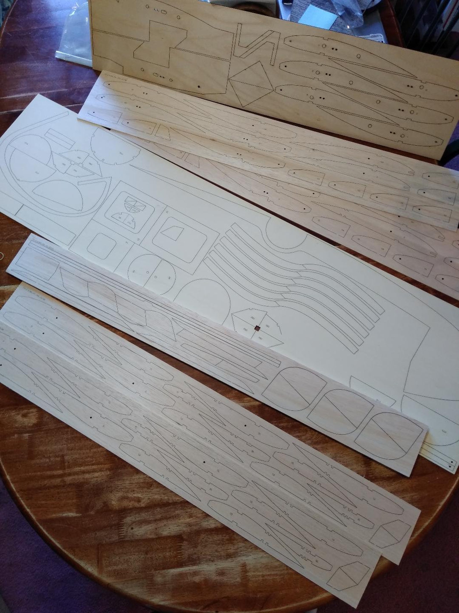 Schweizer SGS 1-26B 3.2m 134 200 Pc. Balsa/plywood Laser Cut Sailplane ...