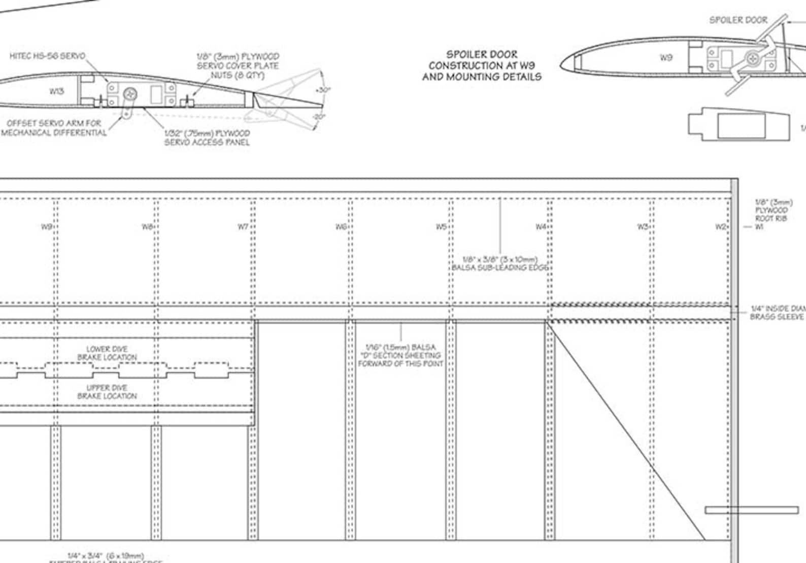 Schweizer SGS 2-33A Trainer 1:5 Scale 2 Sheet PLANS ONLY With - Etsy