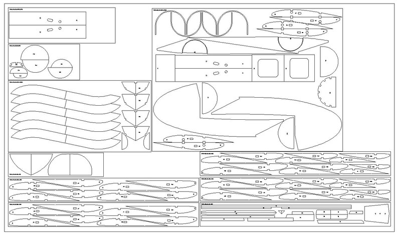 Schweizer SGS 2-12/TG-3 Laser Cut Partial Kit 3.4m Span Plans - Etsy
