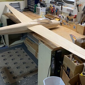 Schweizer SGS 2-32 1:6 Scale 3-seat 2.9m 114 Span Laser Cut Sailplane ...