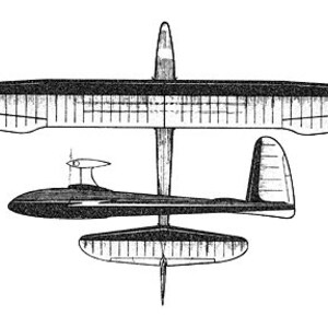 Jasco Thermic 100 Postwar SAM Balsa Tow-line Glider 3-sheet Plans and ...