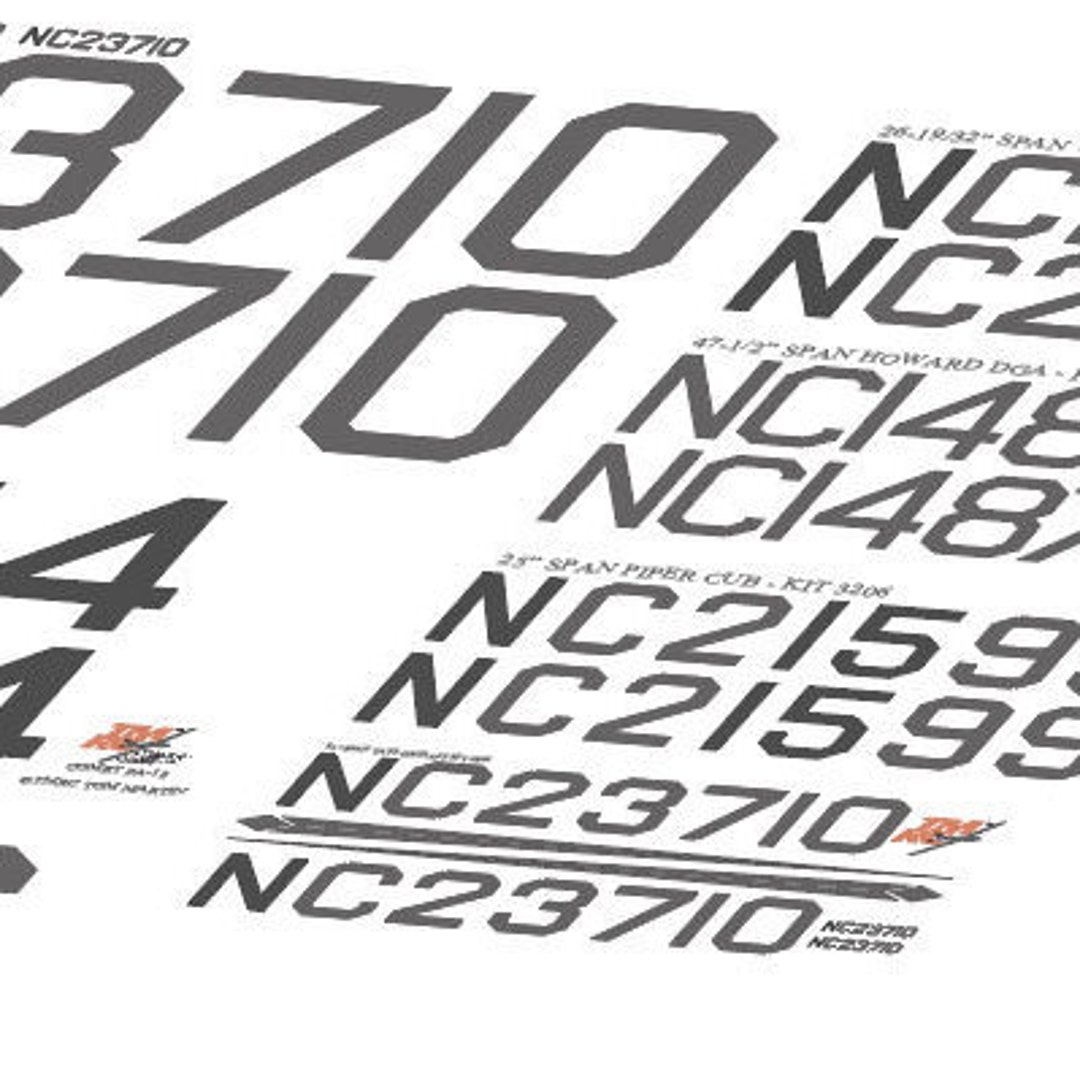 Decal Set for Comet Howard DGA 48 NC14879 Rubber or RC - Etsy
