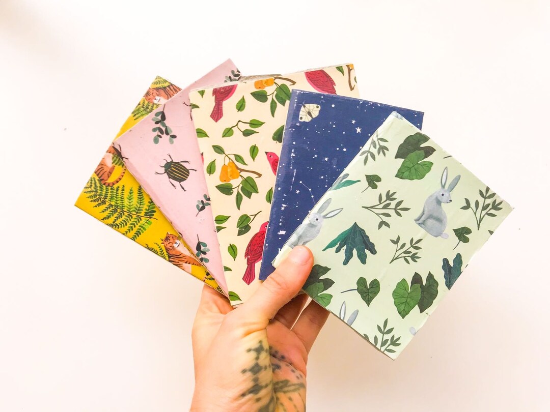 Cutie Animals Collection of Notebooks / Handmade Paper Notebook / A6 ...