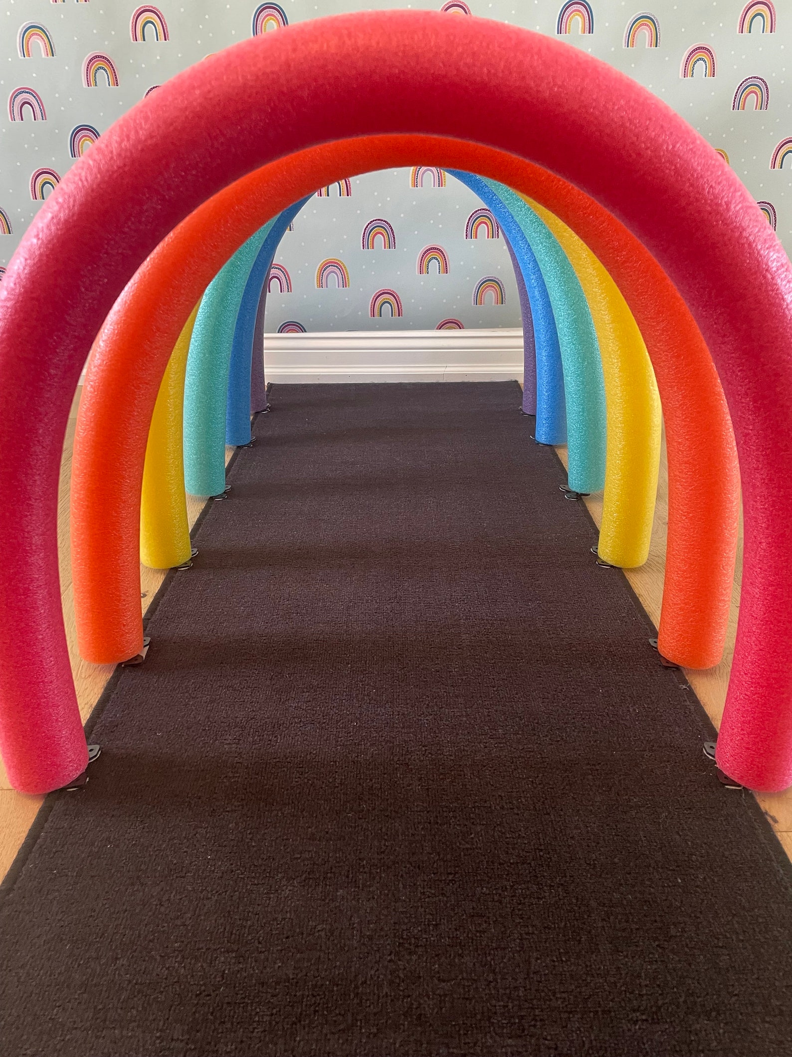 Pool Noodle Anchors, Rainbow Arch Holders. Preschool, Physical Therapy ...