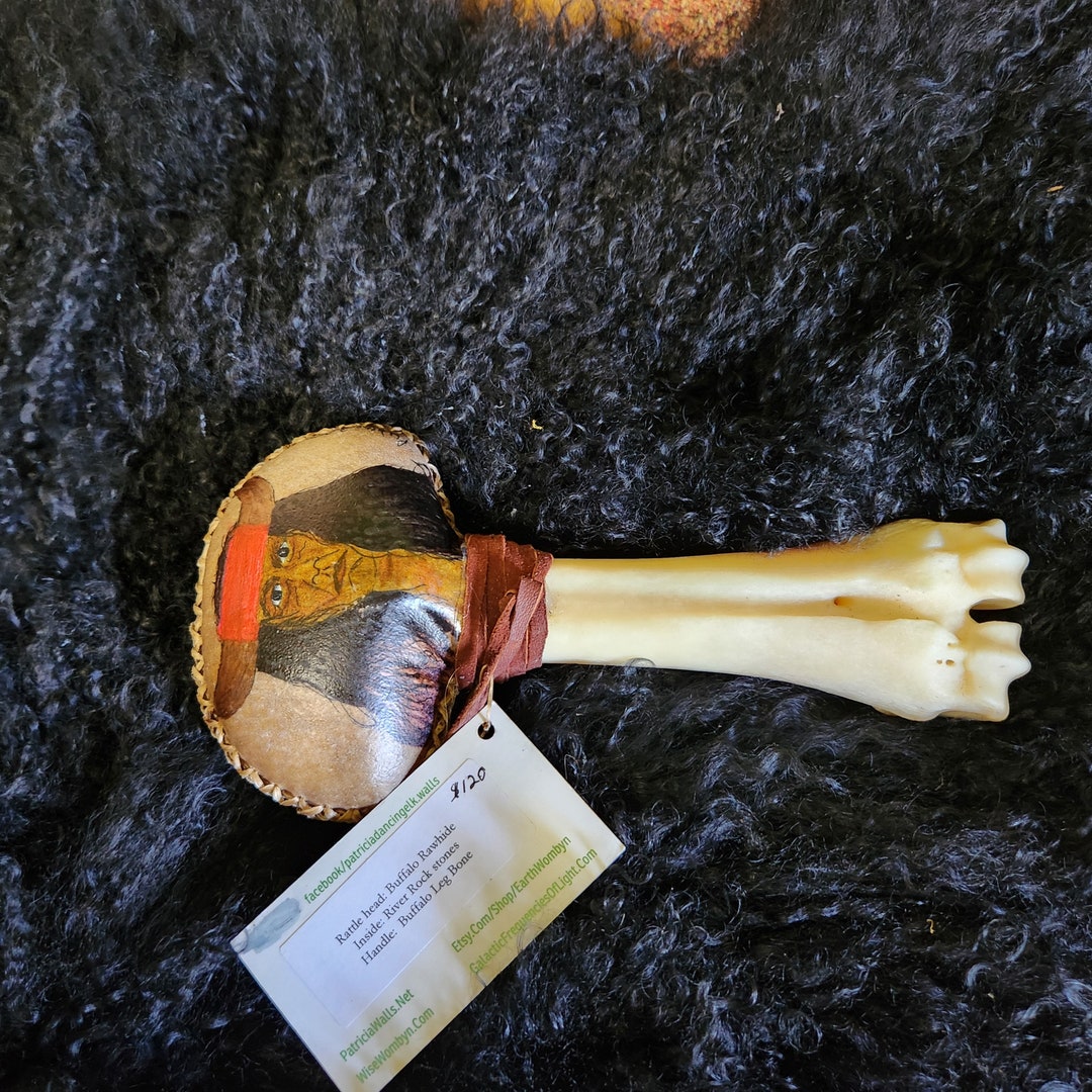 Buffalo Shamanic Rattle - Etsy
