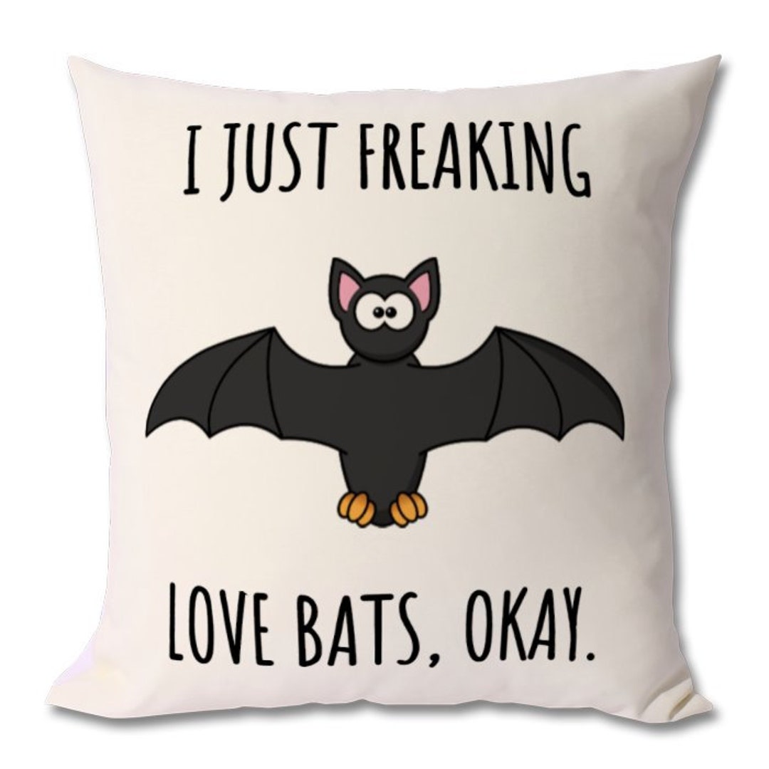 BAT LOVER GIFT Bat Lover Cushion Present for Bat Lover Bat - Etsy