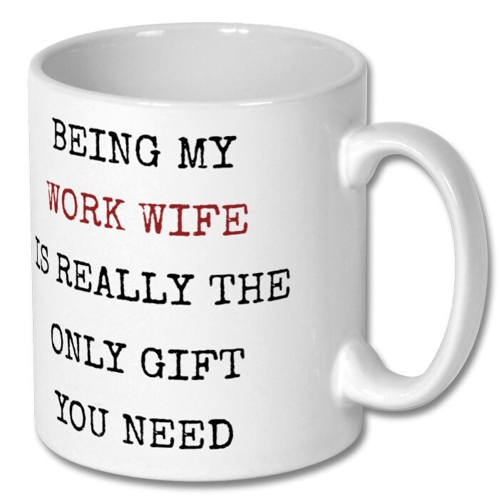 WORK WIFE GIFT, Work Wife Mug, Work Wife Present, Work Wife Coffee Mug ...