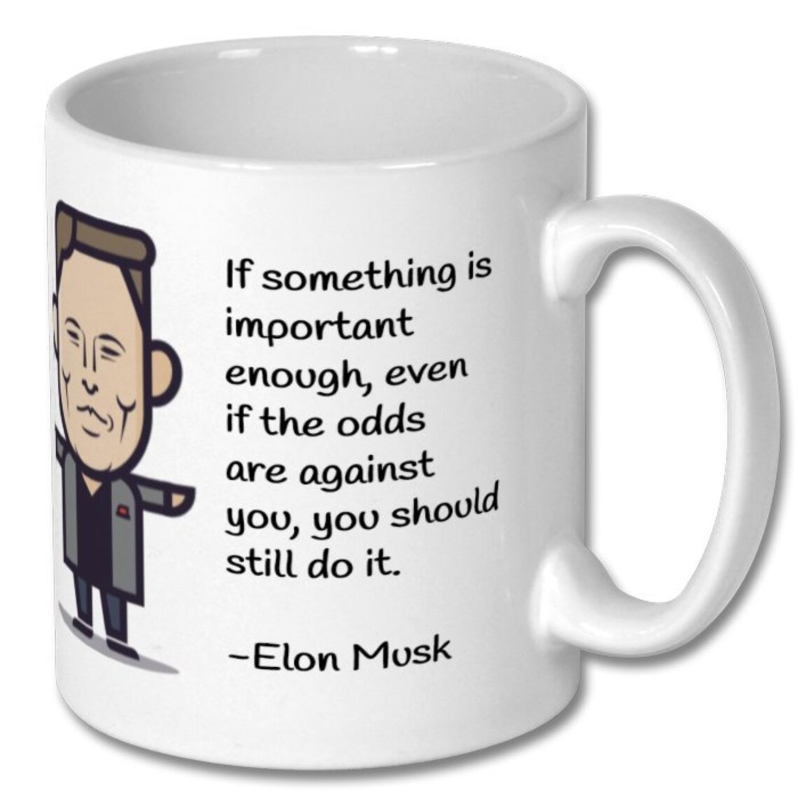 ELON MUSK QUOTE Mug, Elon Musk Gift, Elon Musk Mug, Elon Musk Gift Idea ...