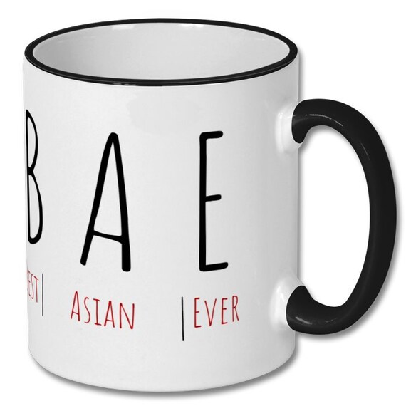 Bae BEST ASIAN EVER Mug Asian Asian Friend Gift Asian Mug | Etsy