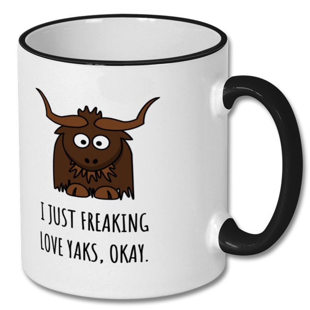 YAK LOVER Mug, Yak, Yak Gift, Yak Mug, Yak Coffee Mug, Yak Lover Gift ...