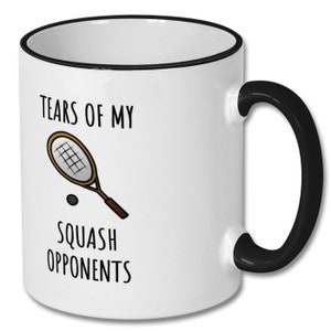 SQUASH PLAYER GIFT, Squash Player Gift, Squash Player Mug, Squash ...