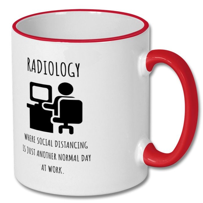 SOCIAL DISTANCING JOKE Radiologist Mug Gift for Radiologist - Etsy