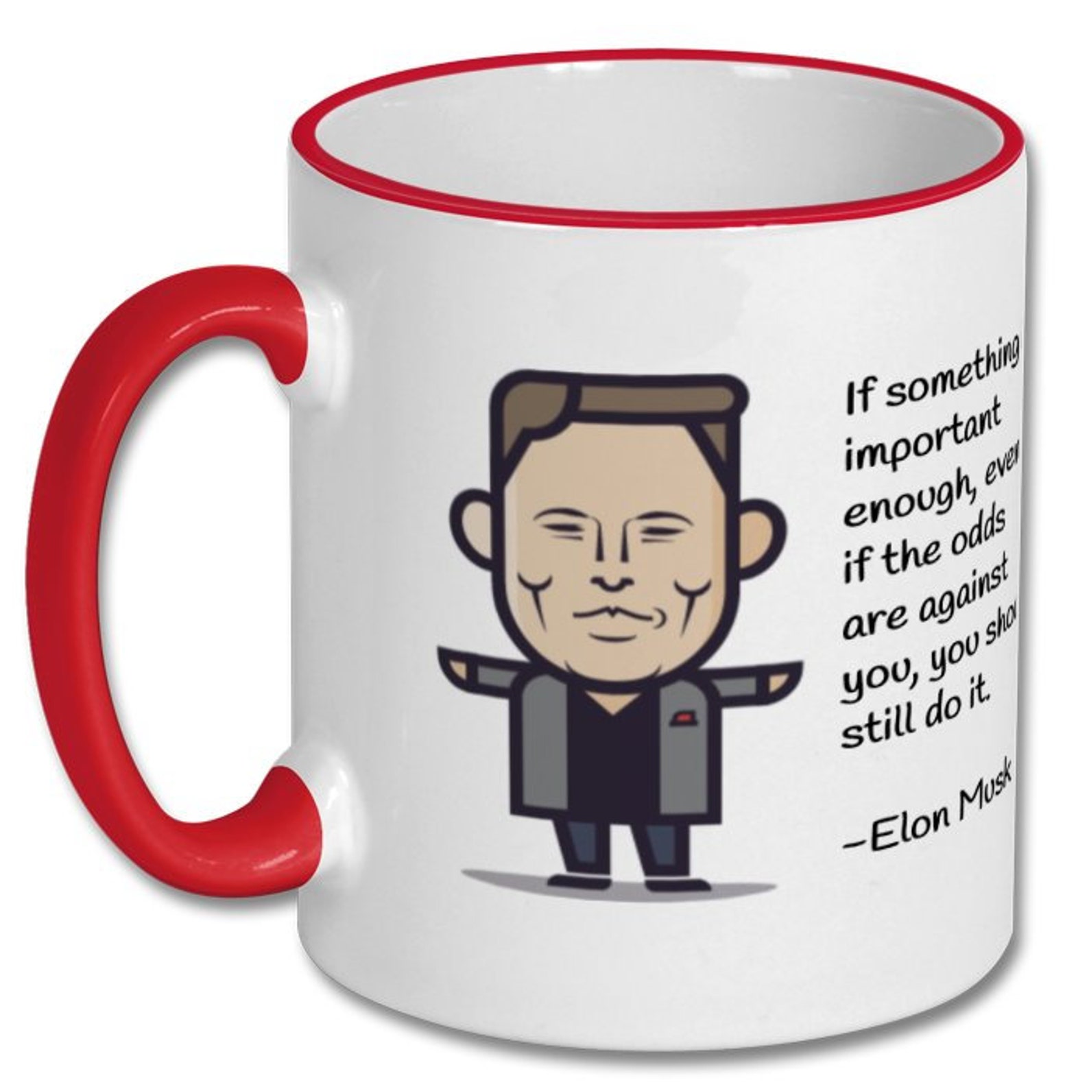 ELON MUSK QUOTE Mug, Elon Musk Gift, Elon Musk Mug, Elon Musk Gift Idea ...