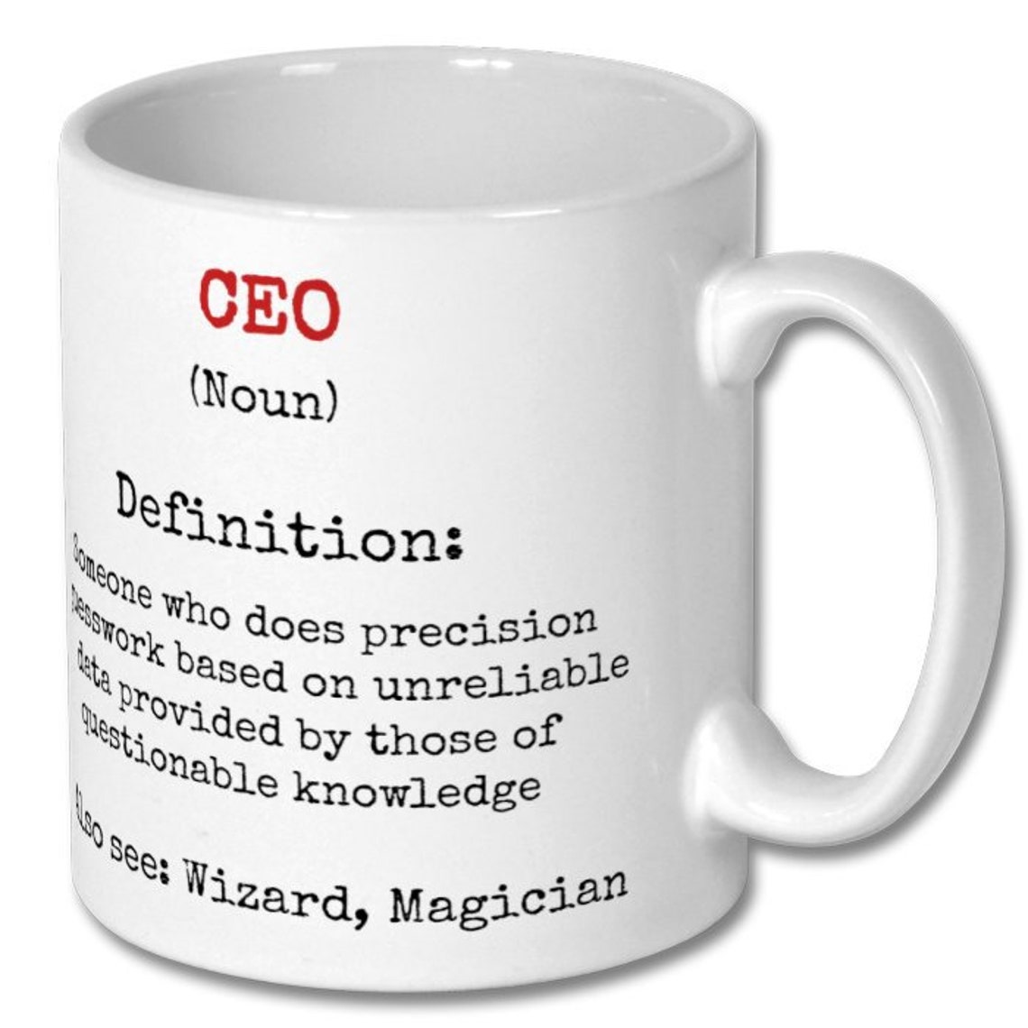 CEO FUNNY DEFINITION Mug Ceo Gift Ceo Mug Ceo Present Mug | Etsy