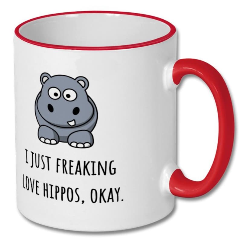 HIPPO LOVER Mug, Hippo, Hippo Mug, Hippo Gift, Hippo Coffee Mug, Hippo ...