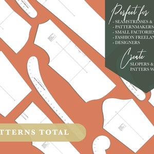 Basic Block Pattern Bundle / Foundation Patterns / Mens Style Blocks ...