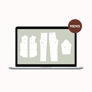 Basic Block Pattern Bundle / Foundation Patterns / Mens Style | Etsy