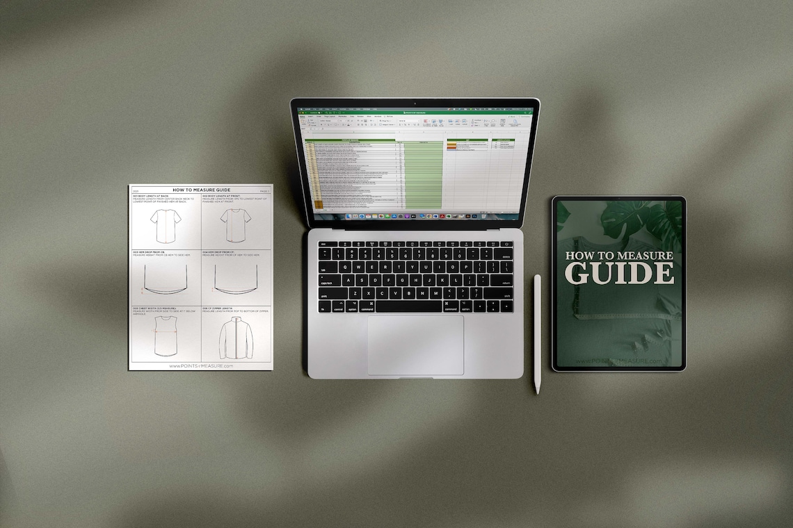 Points of Measure List and How to Measure Guide / Learn to Measure ...
